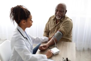 Blood Pressure Over 200 in Elderly Adult: Hypertensive Crisis
